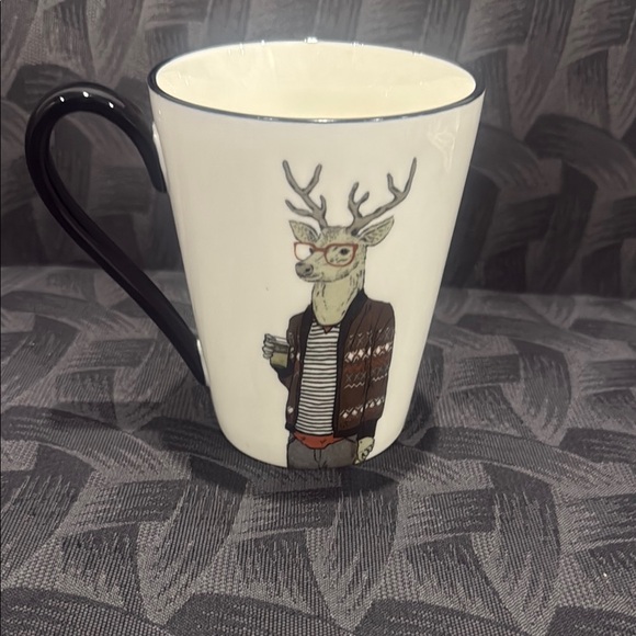 Dining | Stylish Deer Mug Black And White | Poshmark